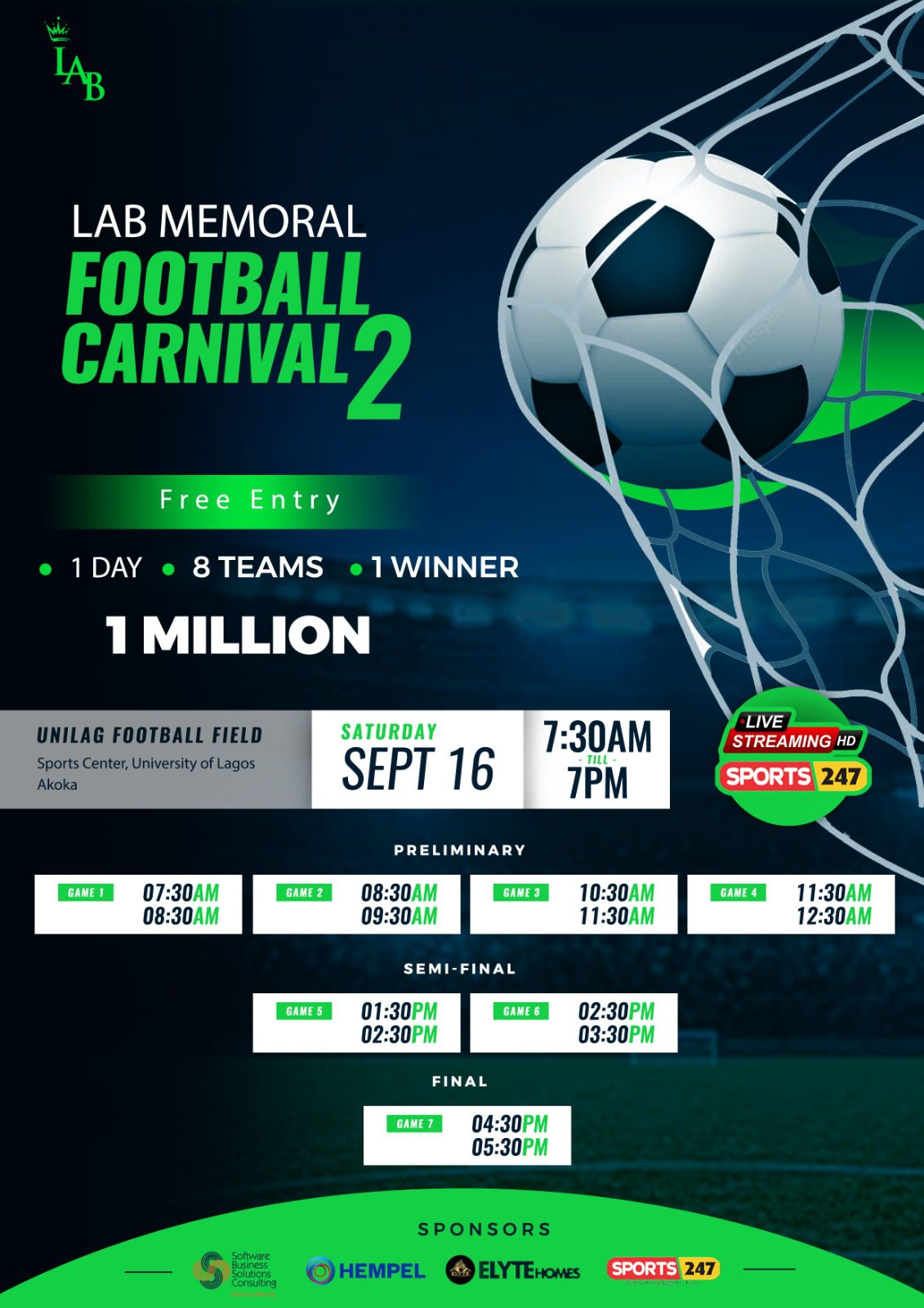 Excitement Builds for LAB Memorial Football Carnival Season 2: LOC ...
