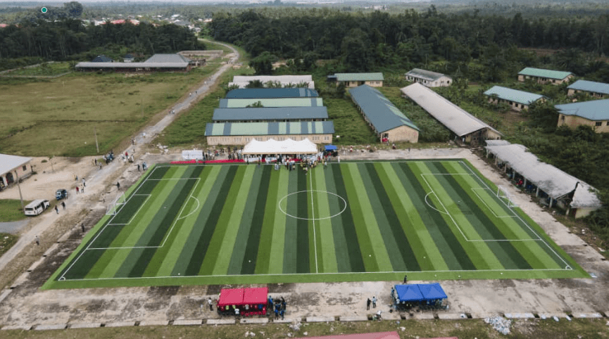 FIFA Council Member Amaju Pinnick Donates Standard Football Pitch ...