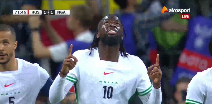 Russia 1-1 Nigeria: Arokodare's Equalizer Ends Russia's Winning Streak ...