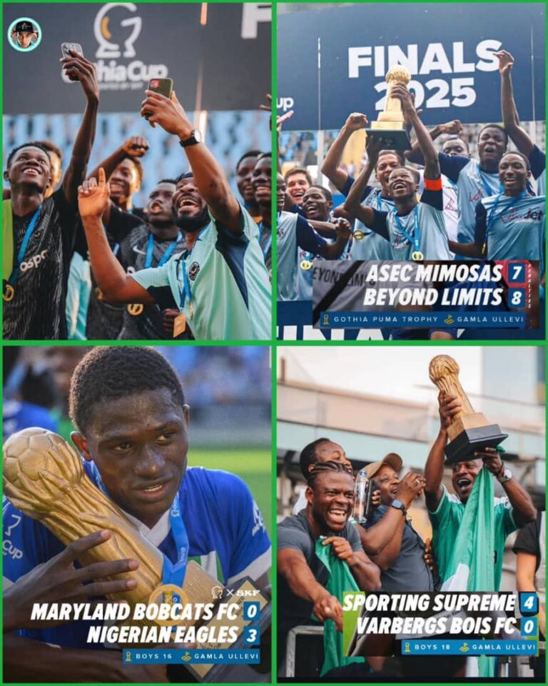 Gothia Cup 2025: Nigerian Clubs Makes History With Triple Titles As ...
