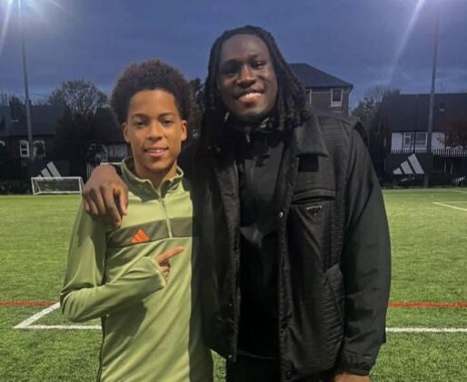 Chelsea Wonderkid Kobi Ugbana Meets Super Eagles Star Calvin Bassey ...